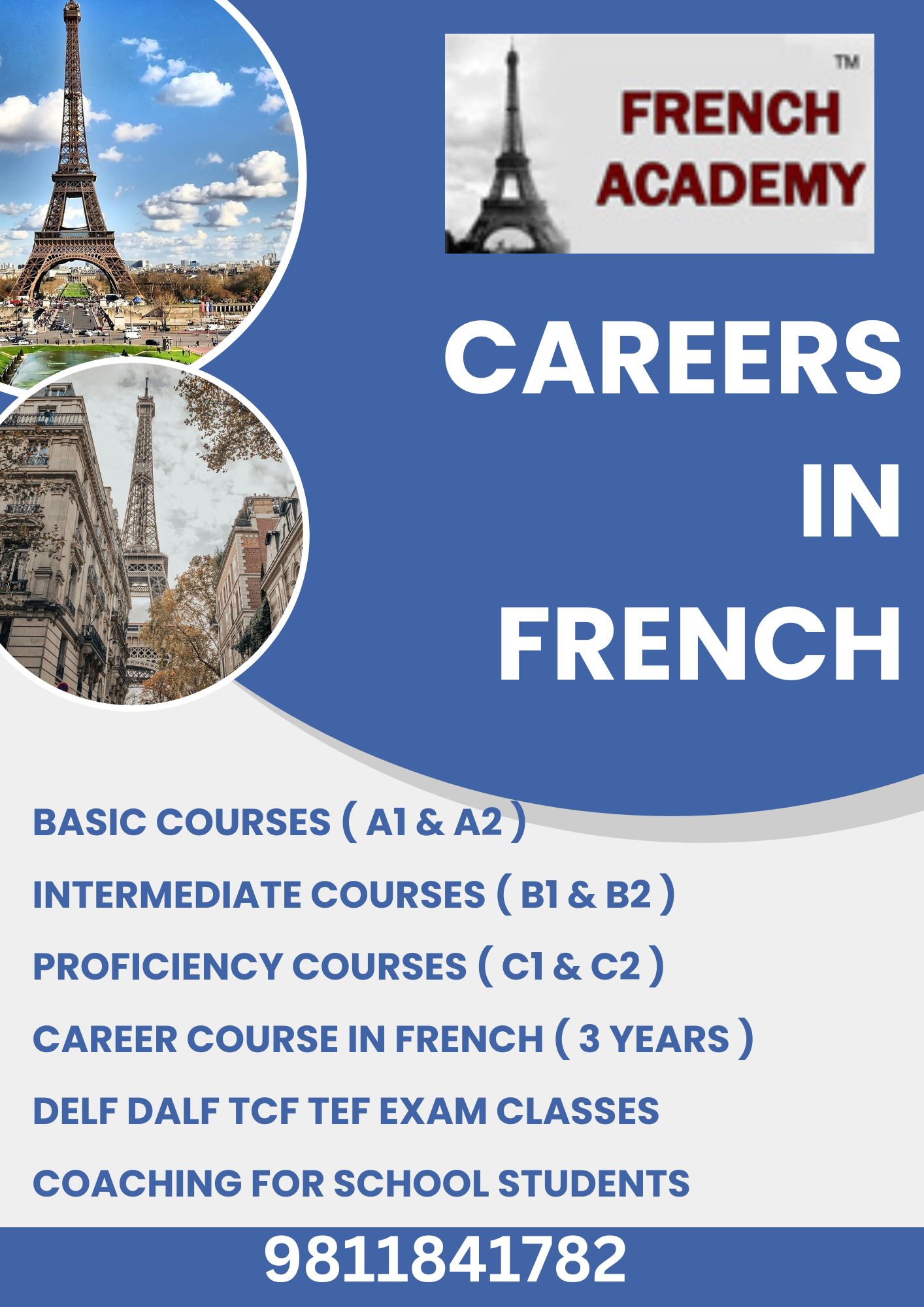 French TCF Exam Classes with French Academy